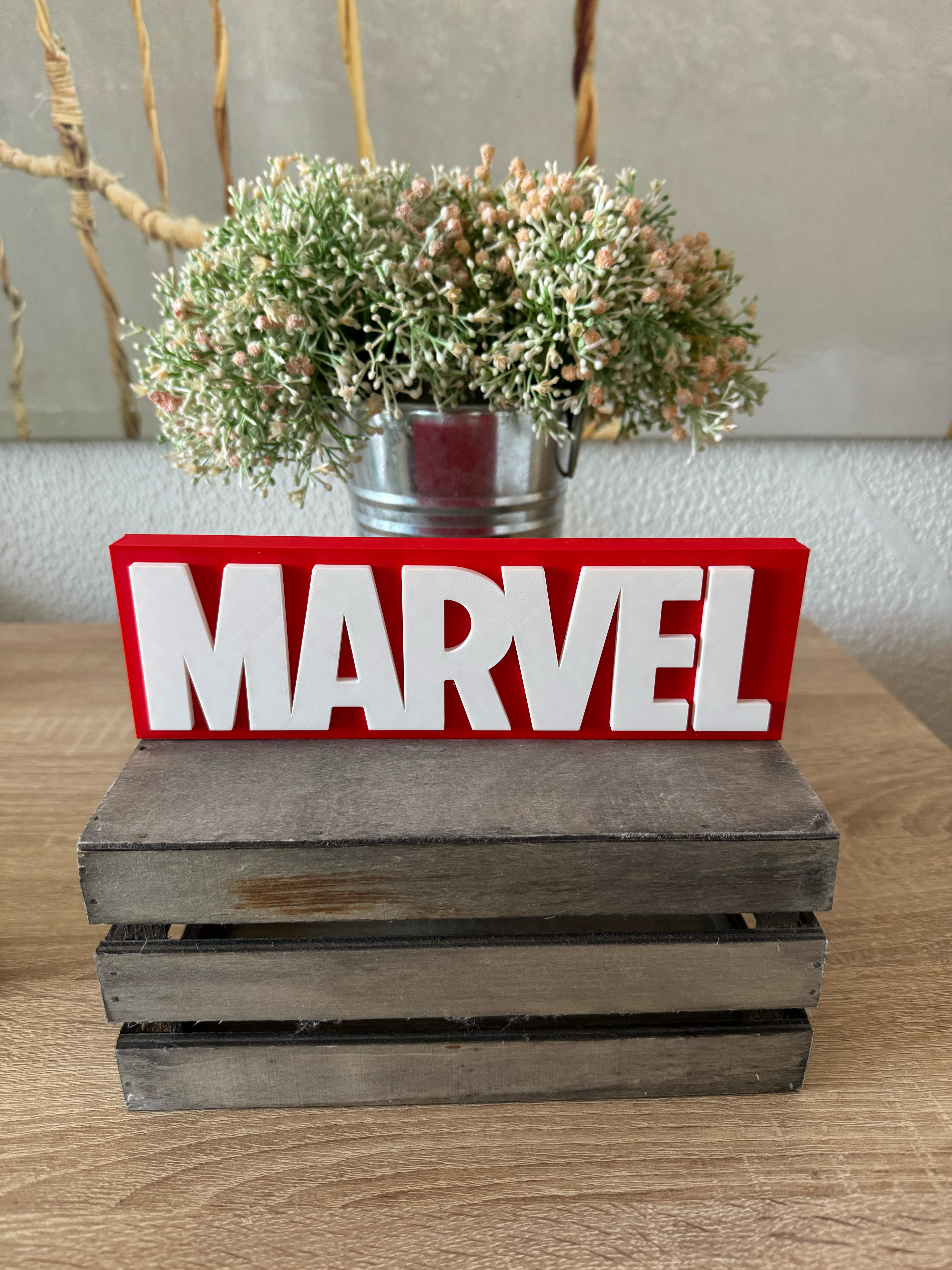 Letrero Marvel – Escrich 3DPrinting